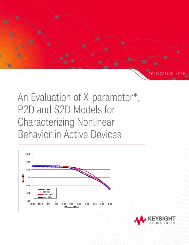 Characterizing Nonlinear Behavior In Active Devices An Evaluation Of X Parameter Pdf Asset